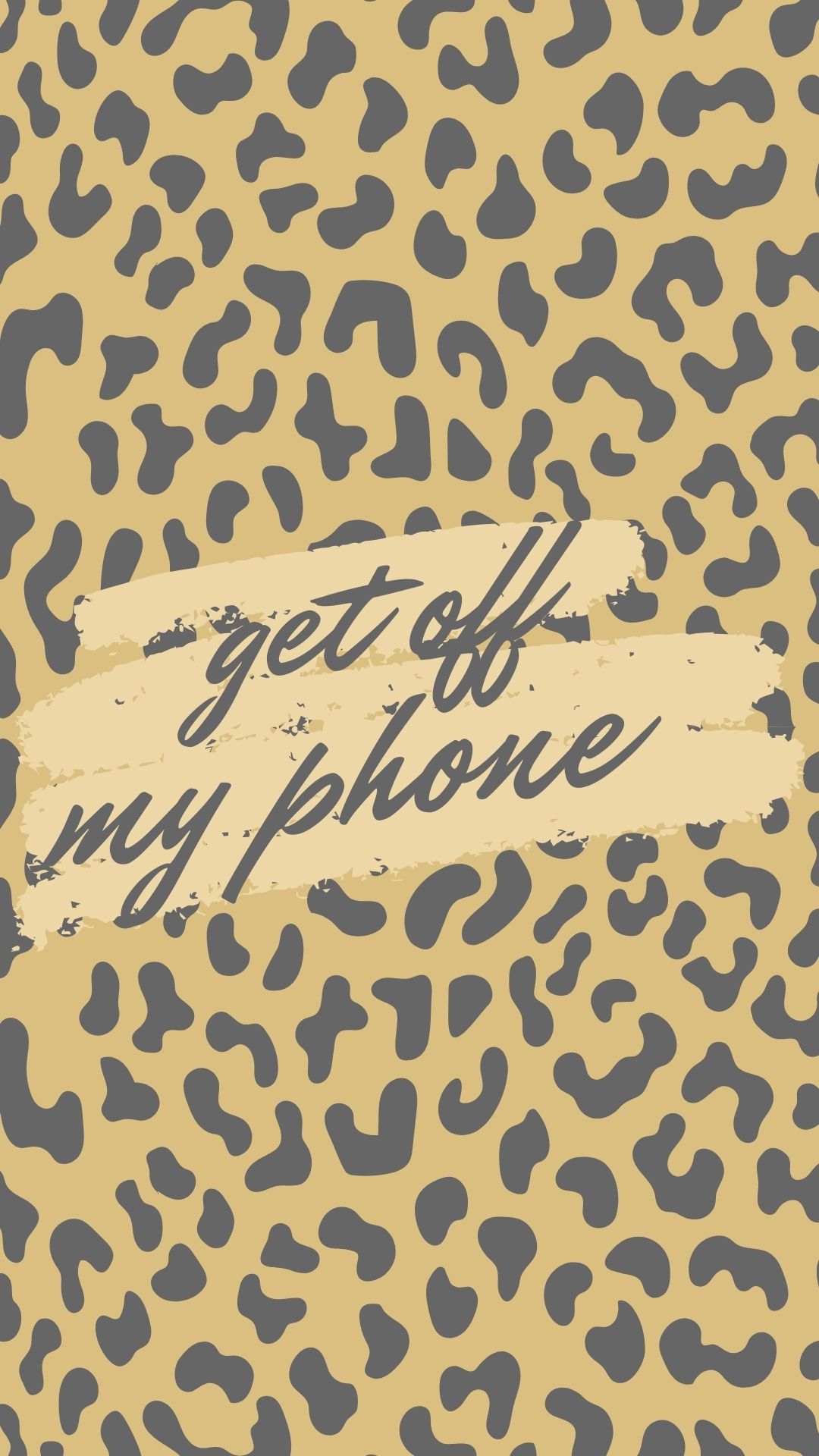 Cute Get Off My Phone Wallpaper - OriginalMOM