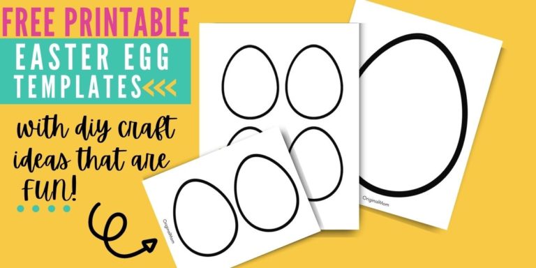 Free Printable Easter Egg Template - OriginalMOM