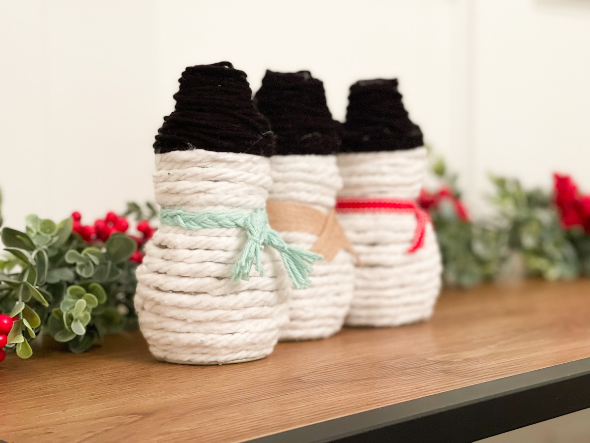 Easy Rustic Snowman DIY Dollar Tree 2021 - OriginalMOM
