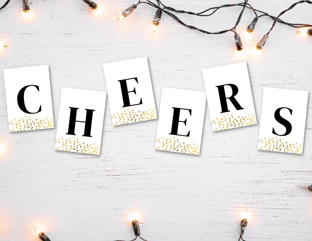 New Year's Eve Party FREE Printables (Black + Gold) - OriginalMOM