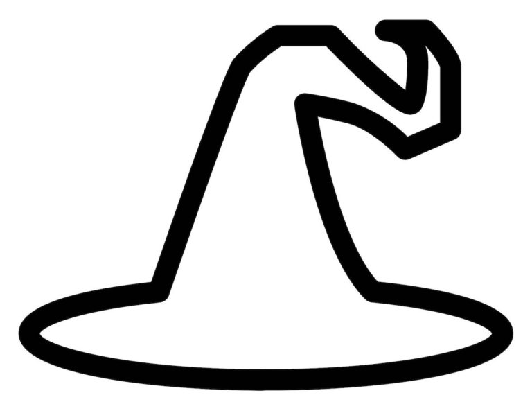 Cute Witch Hat Free Printable Template - OriginalMOM