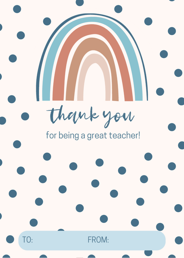 Teacher Appreciation Gift Card Holder Free Printables - OriginalMOM