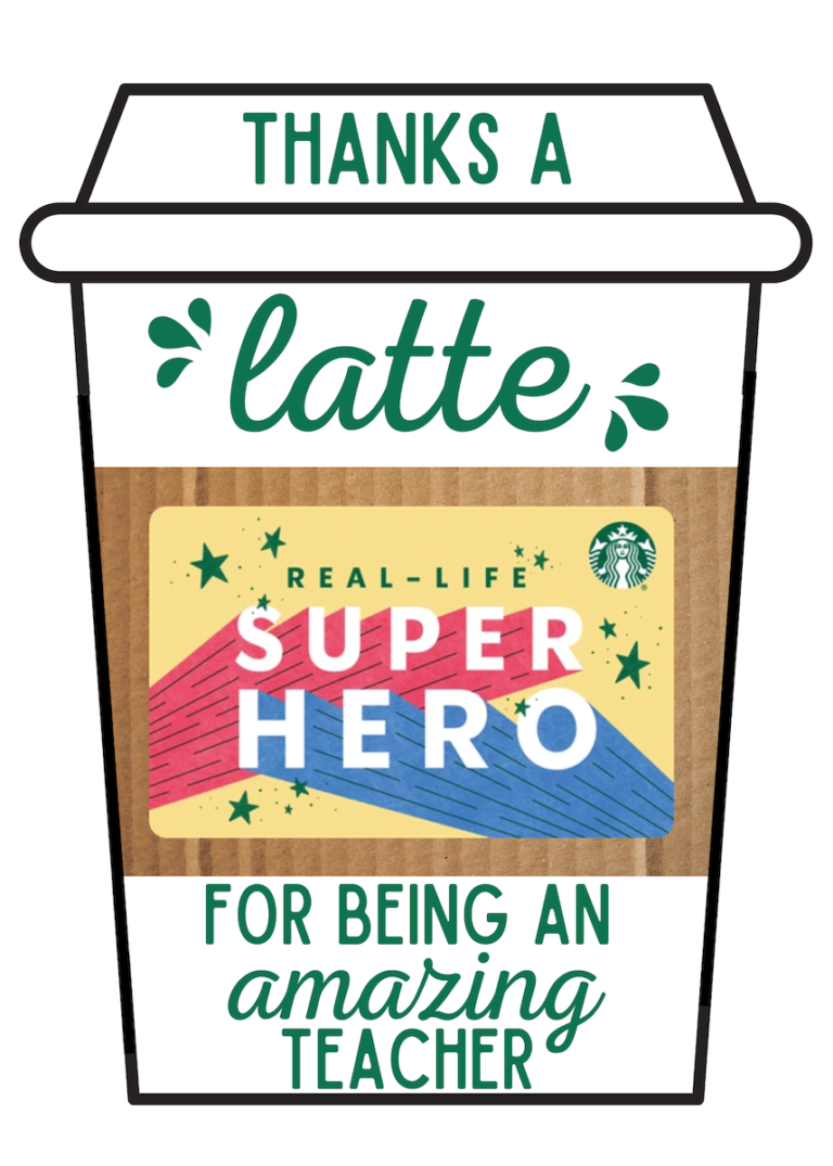 Teacher Appreciation Gift Card Holder Free Printables - OriginalMOM