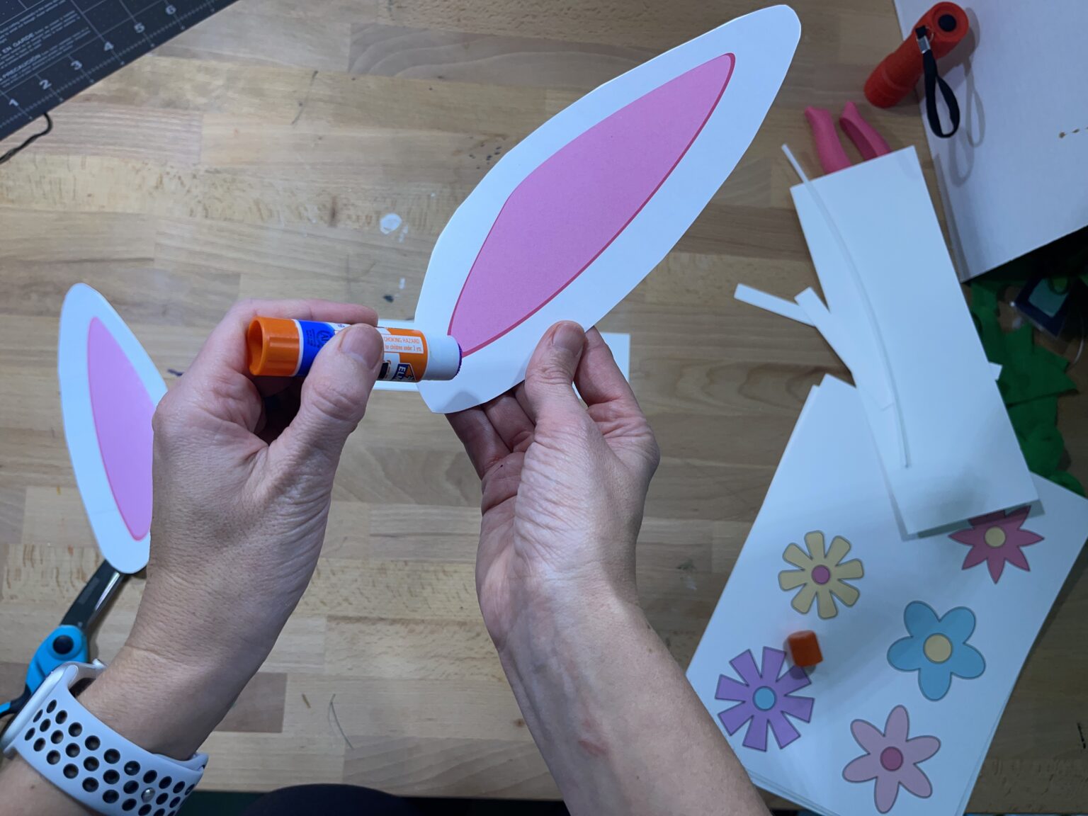 Easter Bunny Ears Headband Printable - OriginalMOM