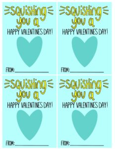 Squishes Valentine Card Free Printables - OriginalMOM