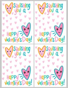 Squishes Valentine Card Free Printables - OriginalMOM
