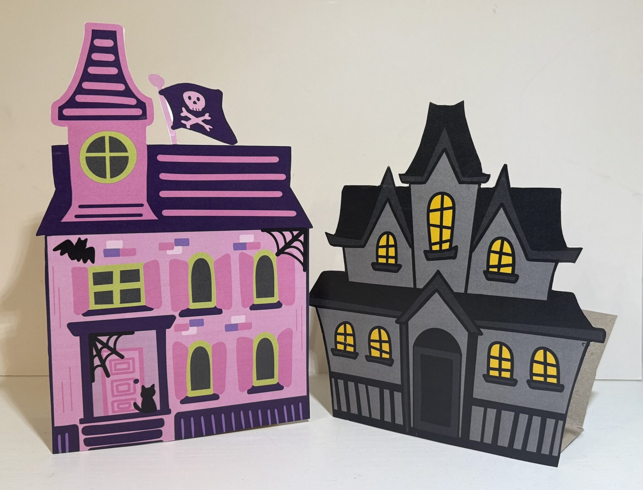 Free Printable Haunted House Craft (DIY Tabletop Village) - OriginalMOM