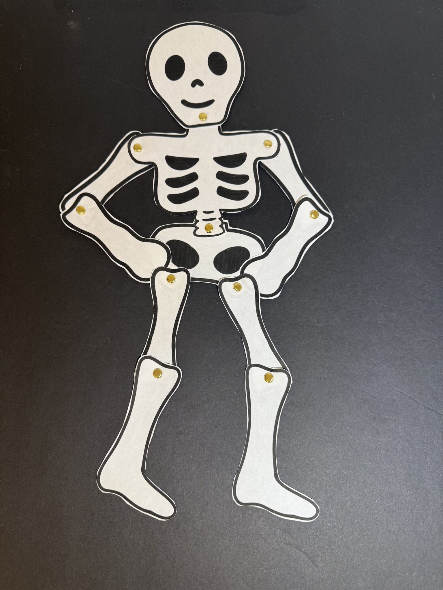 Easy DIY Skeleton Craft for Kids (Free Printable Template) - OriginalMOM